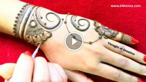 Simple Latest Mehndi Design for Diwali - Ethnic Fashion Inspirations!