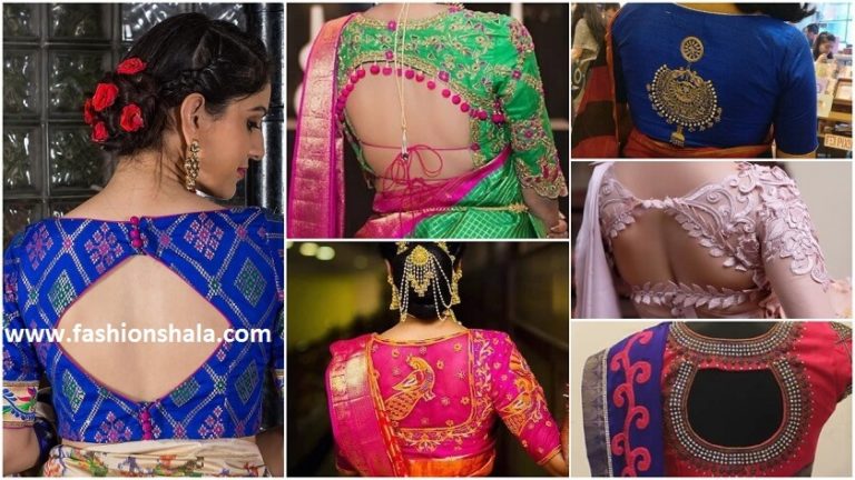 Designer Saree Blouse Back Designs Catalogue - Ethnic Fashion Inspirations!