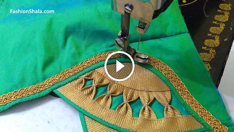 Blouse design cutting and stitching tutorial - Ethnic Fashion Inspirations!